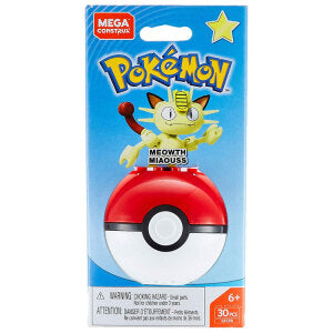 Mattel Mega Construx Pokemon Ball Blocks (Meowth) – Axia Station