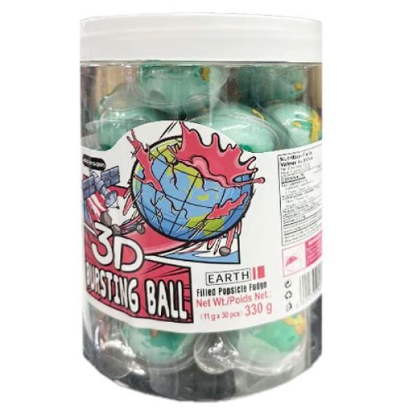 3D Bursting Ball Candy - Earth 330g – Axia Station