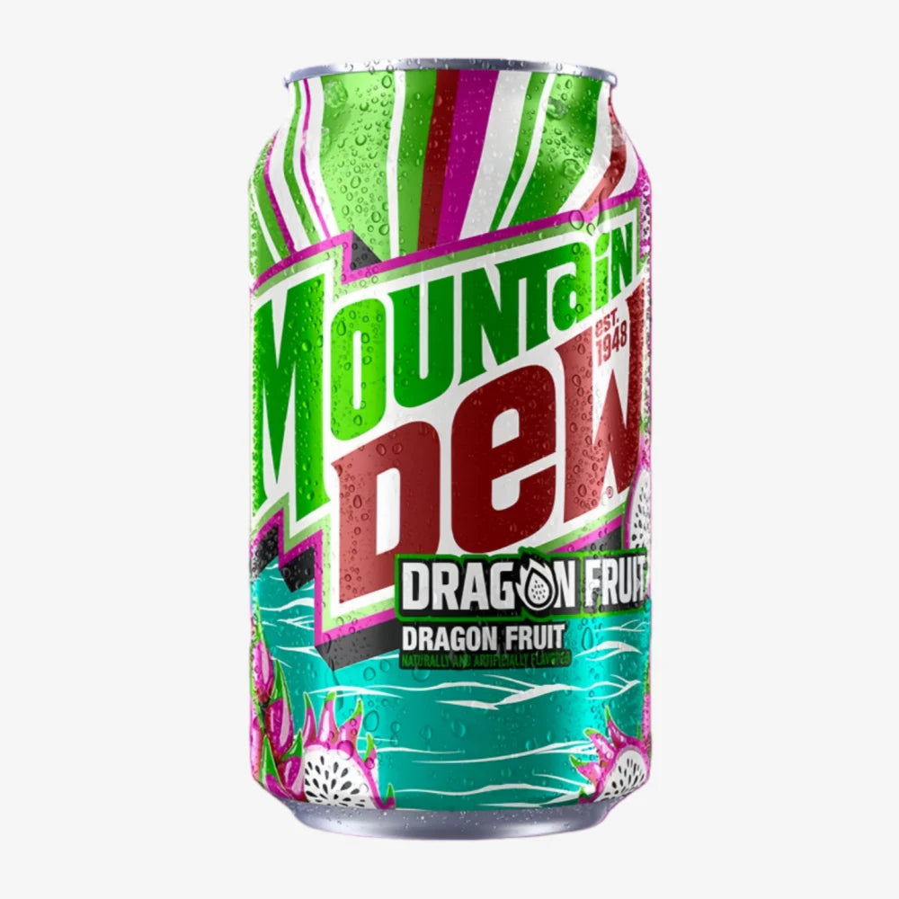 MOUNTAIN DEW Freedom Fusion Soda(Dragon Fruit Flavor) 355ml – Axia Station