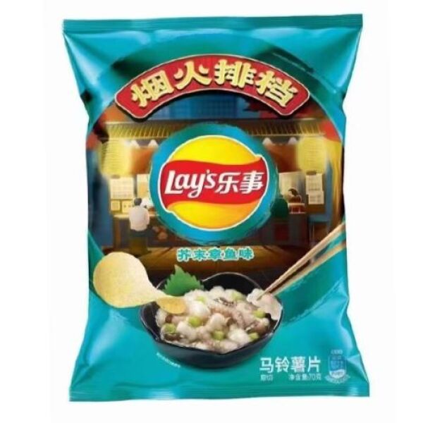 Lay's Potato Chips (Wasabi Octopus Flavor) 70g – Axia Station