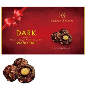 MARCO SWEETS Crispy Wafer Balls (Dark)125g – Axia Station